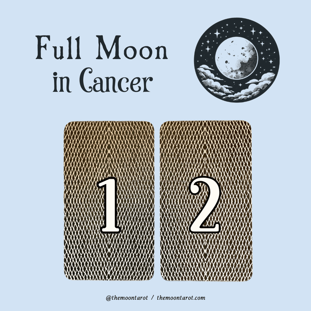 Full Moon in Cancer Tarot Reading | January 2025 | The Moon Tarot