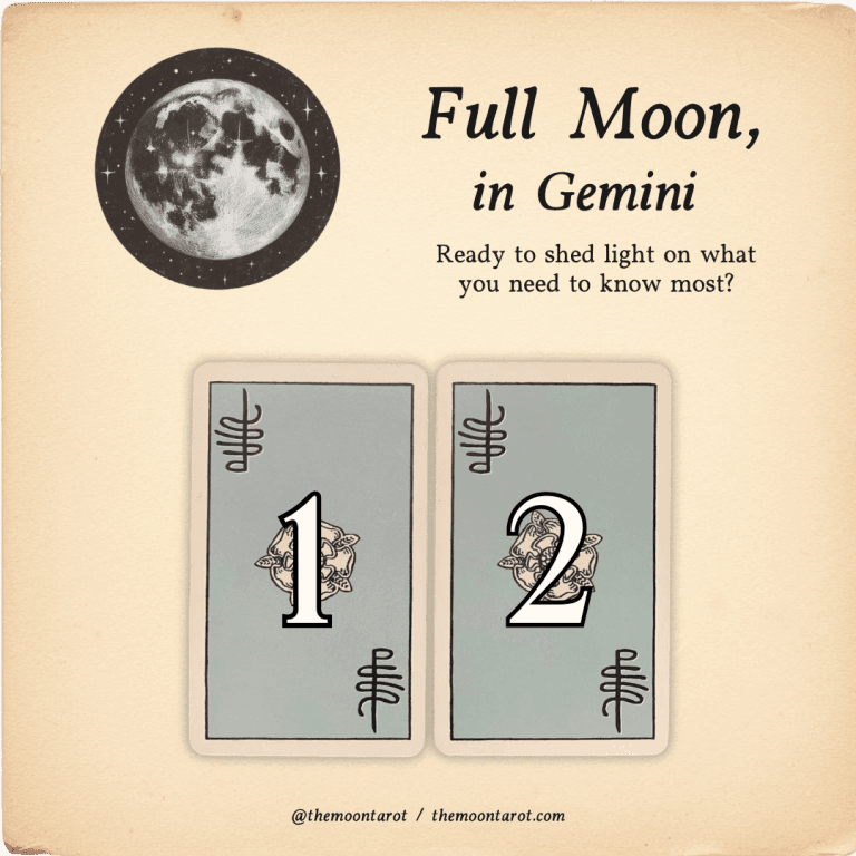 Full Moon in Gemini, December 2025 Energy Reading | The Moon Tarot